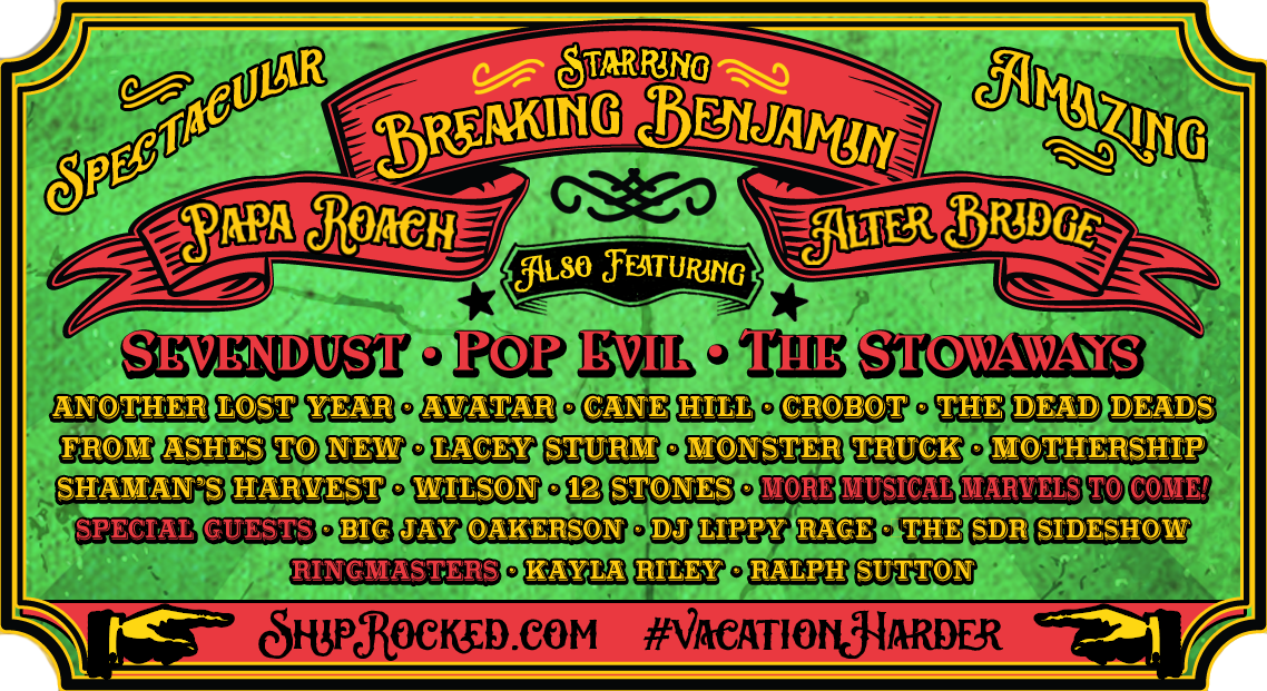 Shiprocked Lineup - Rocked