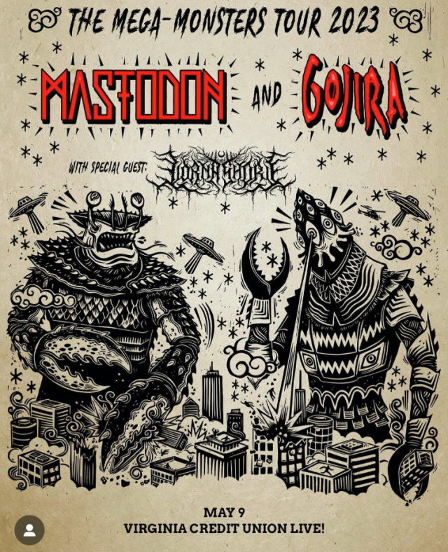Mighty Mastodon & Giant Gojira Destroy Richmond | The Mega-Monsters ...