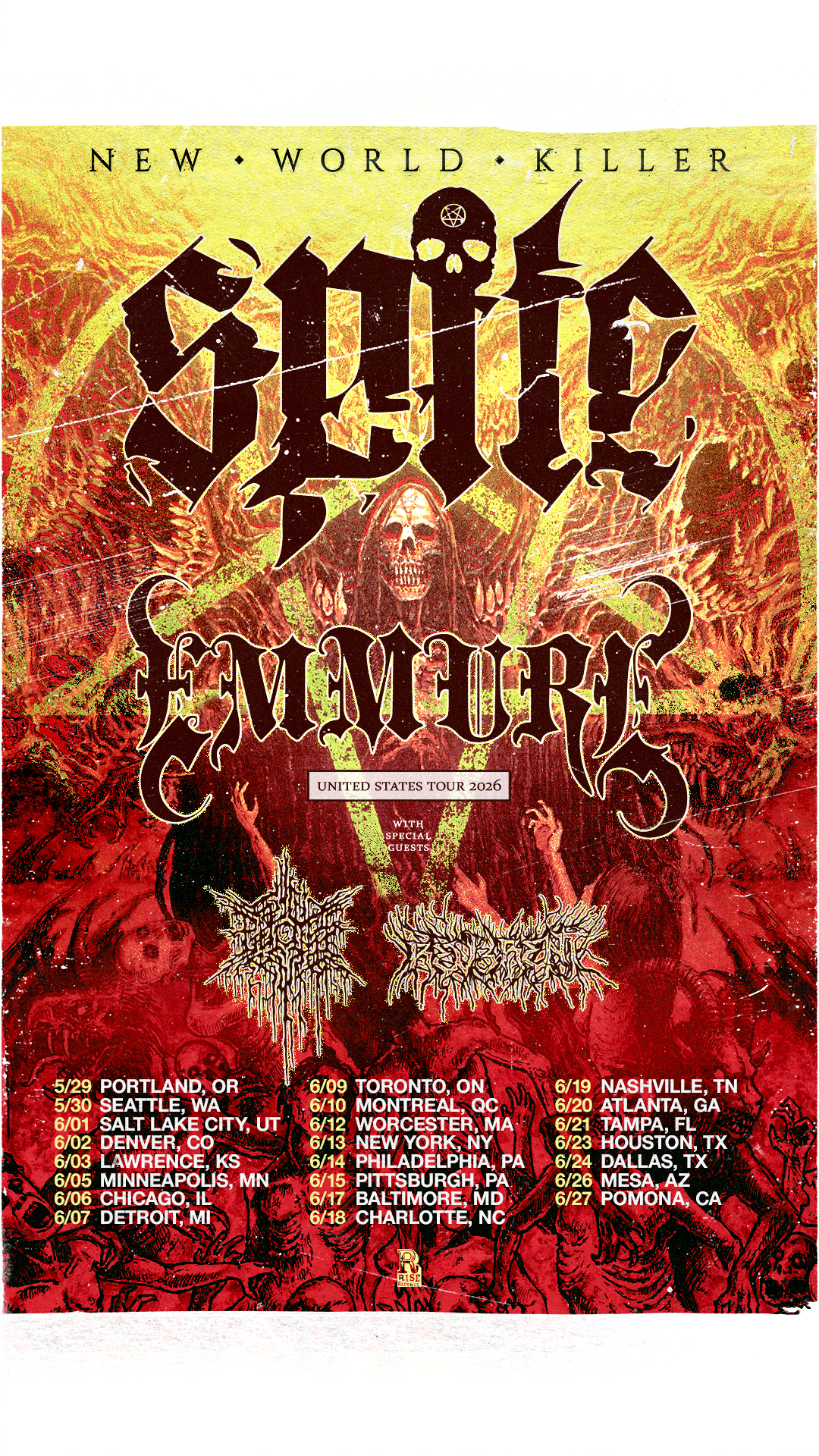 SPITE Announce Spring 2026 New World Killer Tour - Rocked